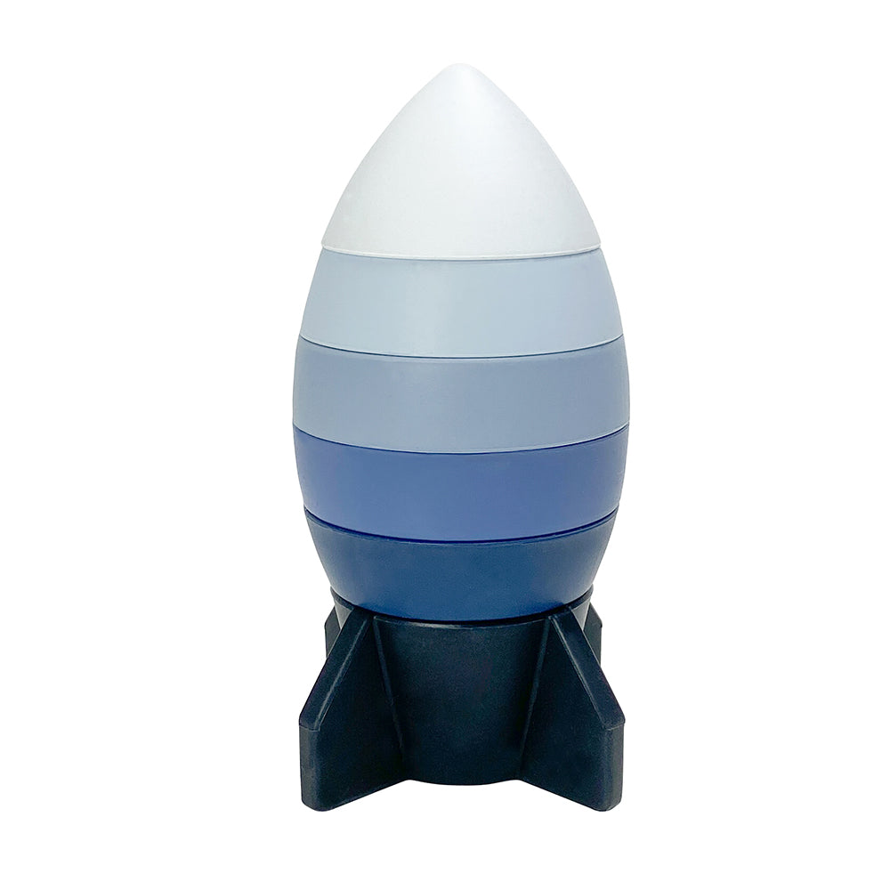 Silicone Stackable - Rocket – Hadley & Home